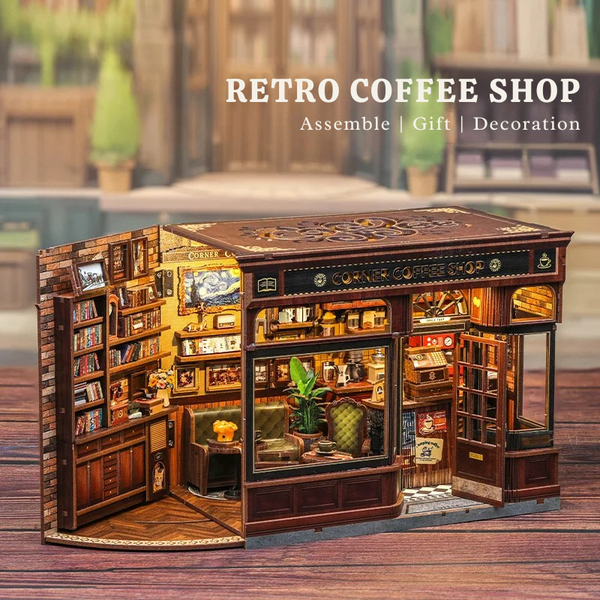 DIY Mini House - Retro Coffee Shop – BitsyHomes